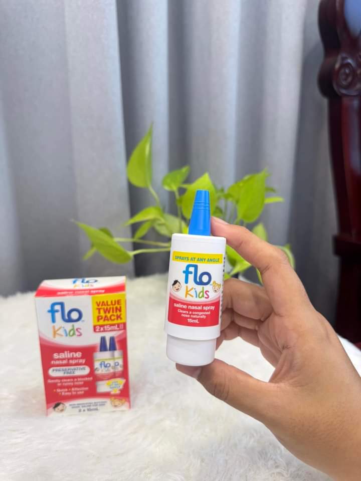 flo kids saline spray - 15ml – Lemonbaby