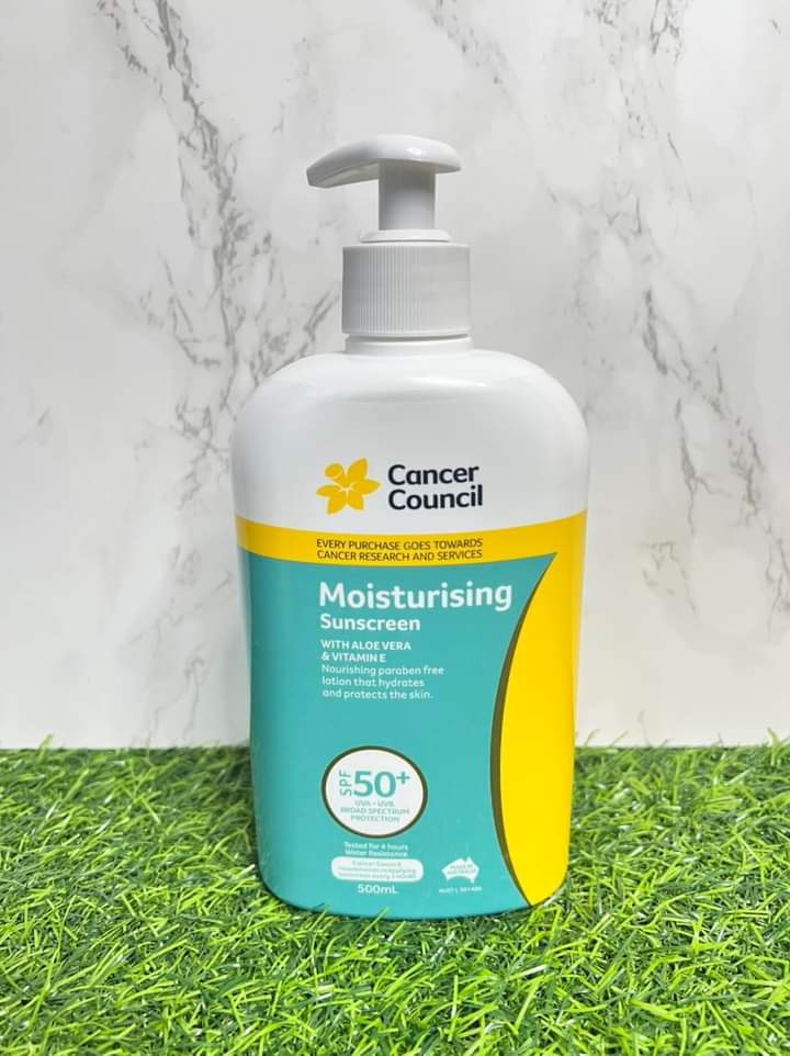 Cancer coucil Moisturising Suncreen 200ml/500ml – Lemonbaby