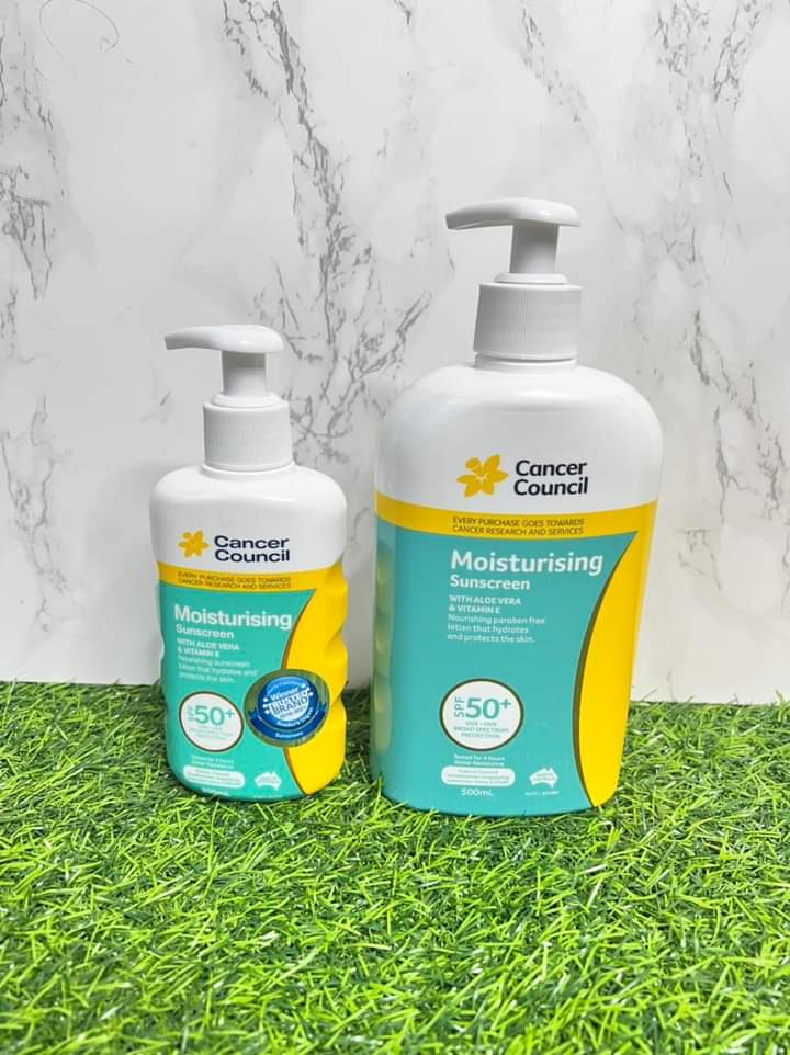 Cancer coucil Moisturising Suncreen 200ml/500ml – Lemonbaby