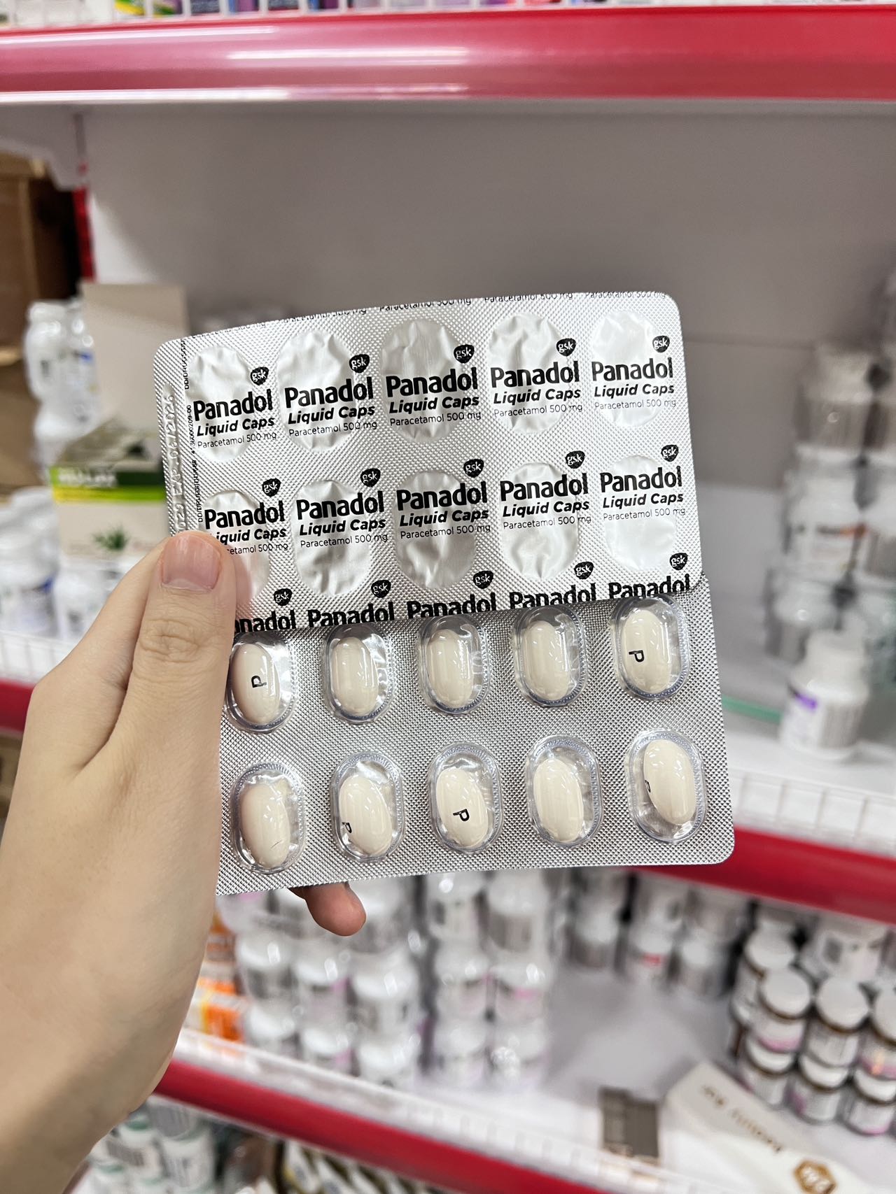 Panadol Liquid Caps (500mg) – Lemonbaby